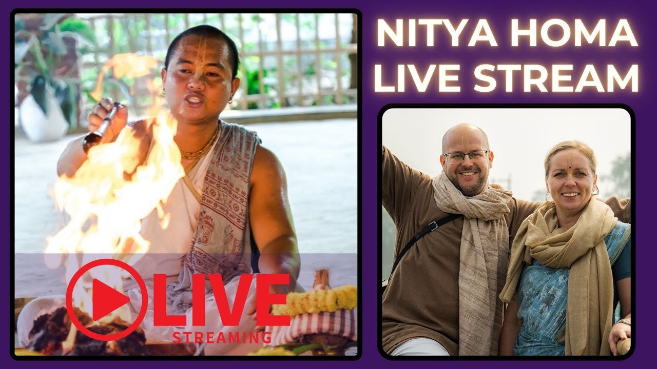 Nitya Homa / Fire Yagna / 10.Jan.2025 / 8:30am IST - YouTube