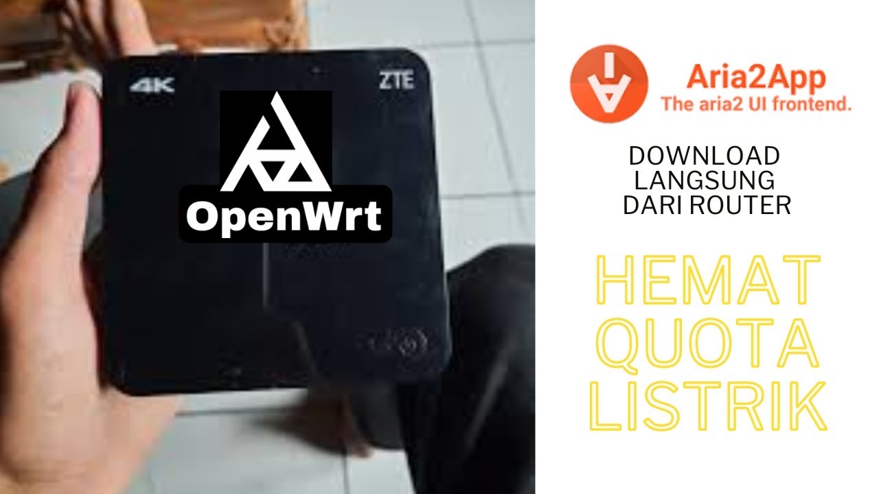 Install Aria2 di router OpenWrt - YouTube