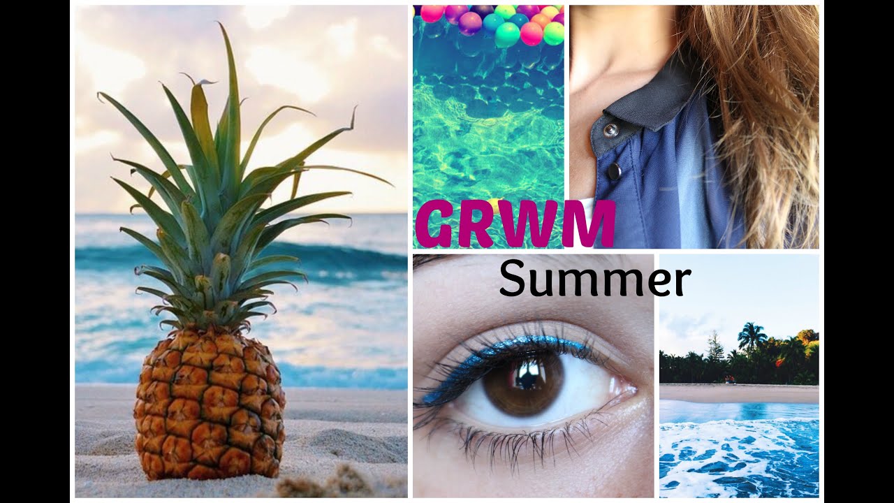 GRWM : summer (makeup & ootd) ! - YouTube