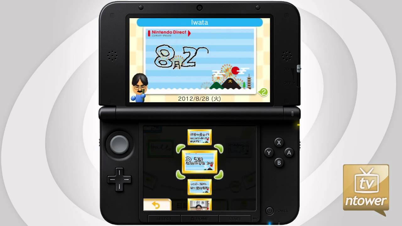 Nintendo Direct-Swapnote Message from Iwata 28.08.2012 - YouTube