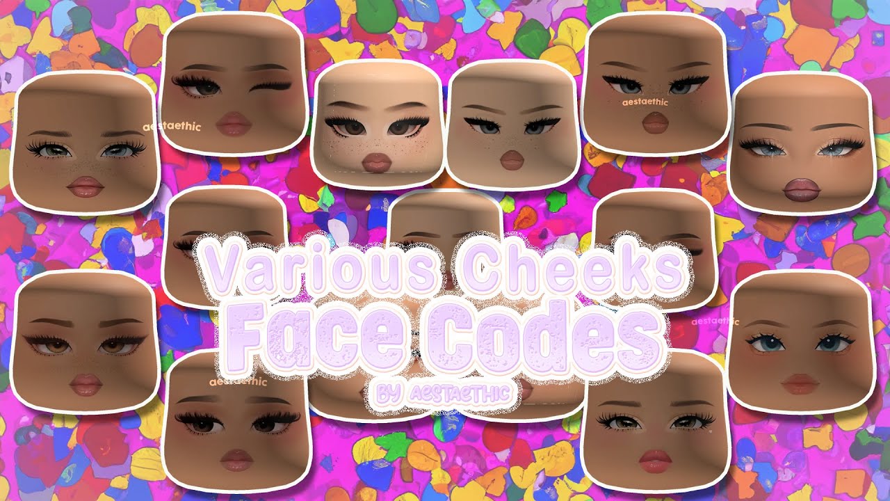 Berry Avenue Face Codes ( New Cheeks Variant Ahem 1) Skintones 💜🤍 | # ...
