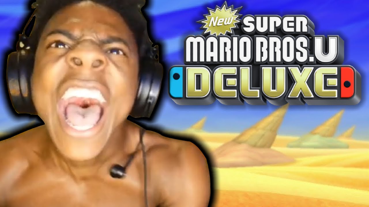 IShowSpeed Plays New Super Mario Bros. U - World 2 - YouTube