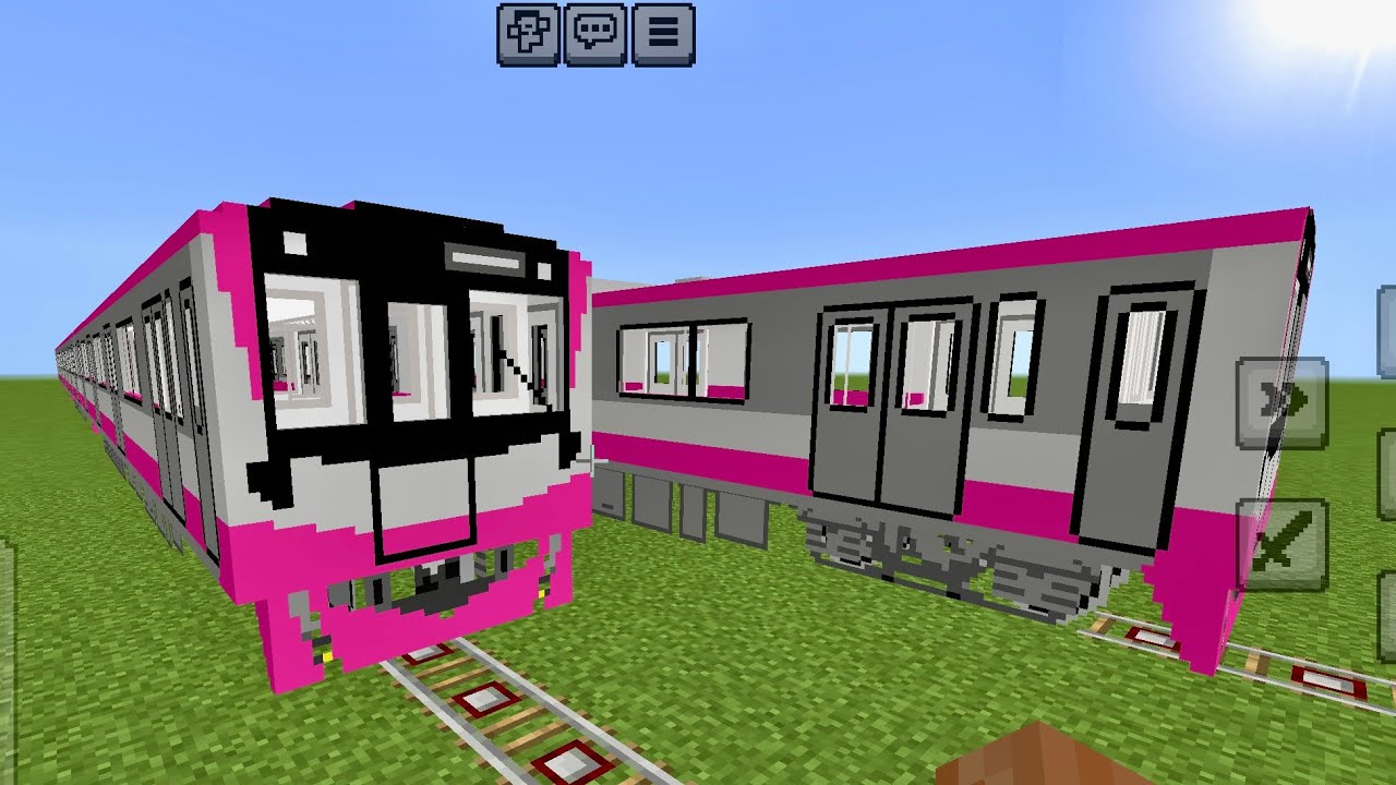 Realistic Train Mod Minecraft [Mobile] | Android/iOS - YouTube