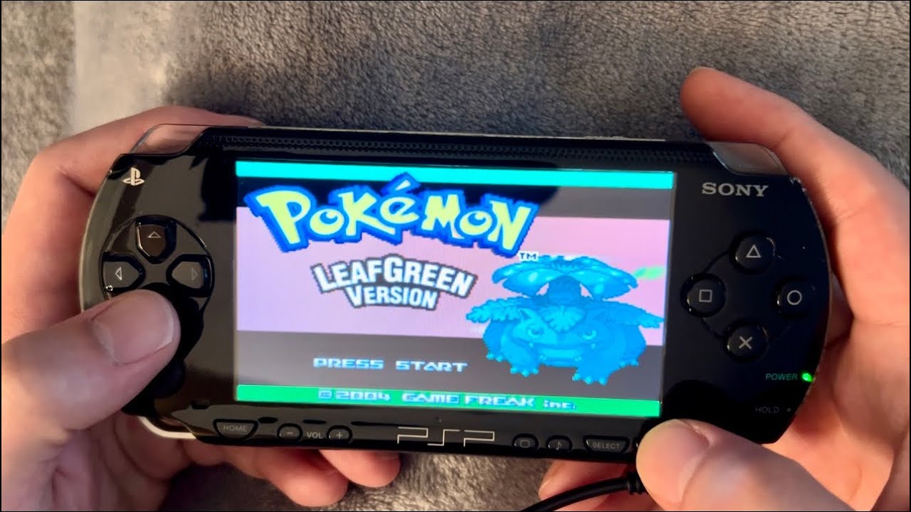 Pokemon Leaf Green PSP #7 - YouTube