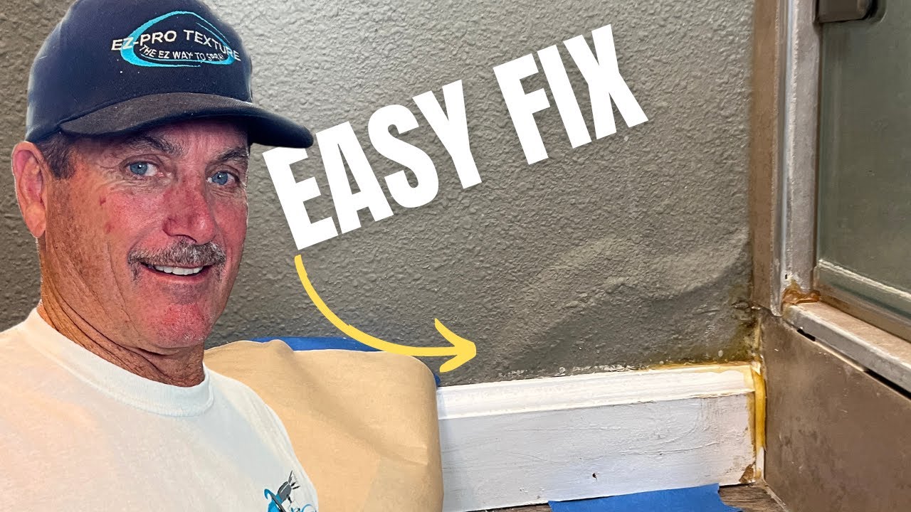 How To Repair Water Damaged Drywall (Easy DIY) - YouTube