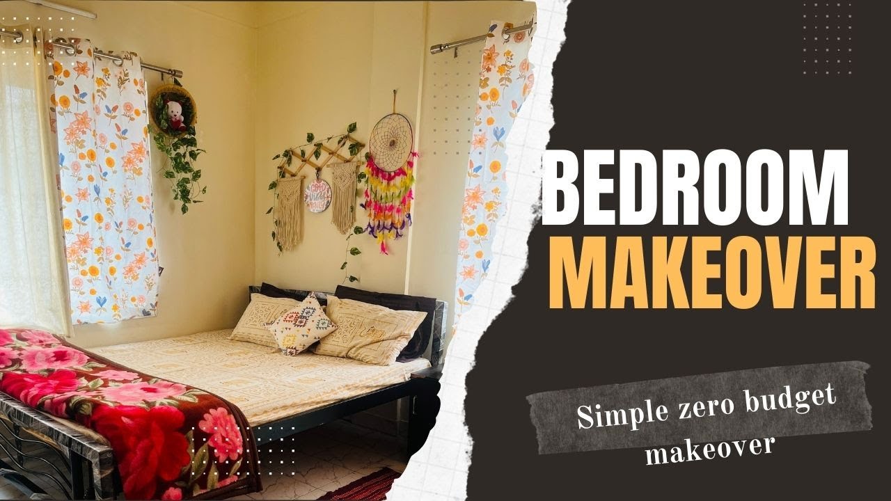 Small bedroom makeover|Very simple and Zero budget makeover| Easy and ...