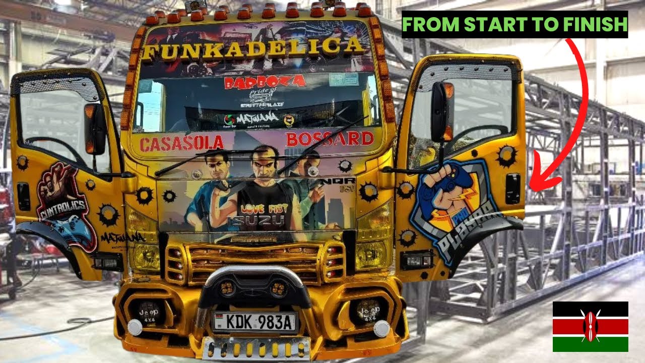 How The Popular Matatus Are Built In Kenya 🇰🇪| From Start to Finish 😳 ...