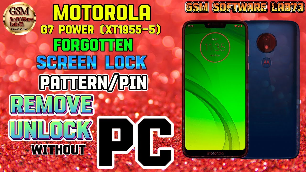 Motorola G7 Power Hard Reset | Motorola G7 Power Unlock without PC ...