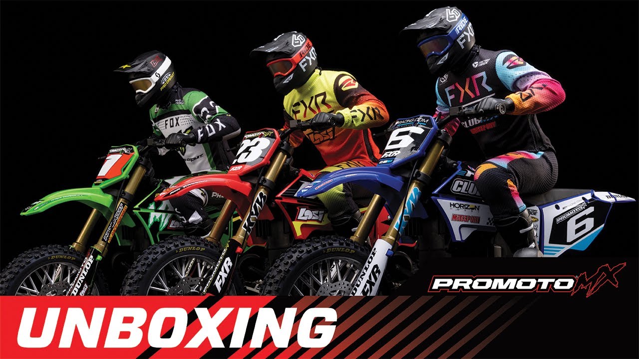 WHAT IS INSIDE THE LOSI PROMOTO-MX BOX - YouTube