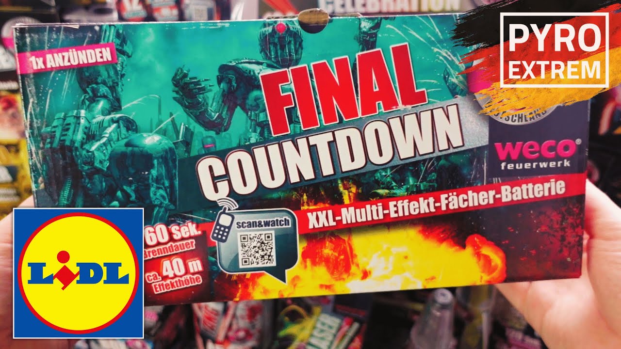 Aktuelle CHARGE 2023 Final Countdown LIDL WECO | PyroExtremGermany ...
