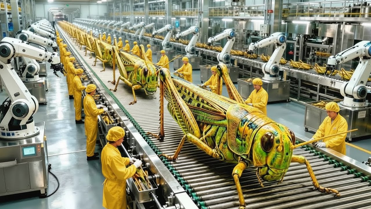 Inside a Crispy Grasshopper Farm: How They Make the Perfect Crunch ...