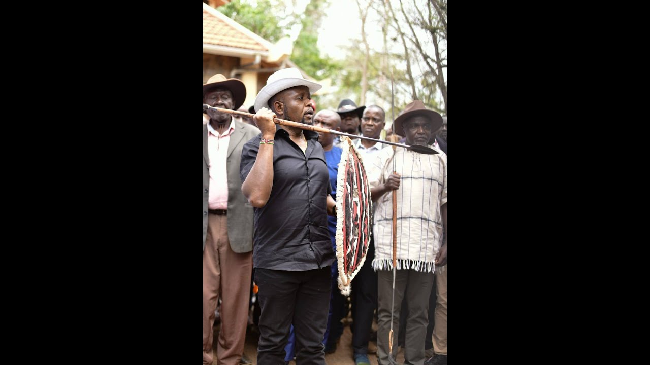 Watch as Natembeya Chants in Bukusu Upon Arrival at Kang’o ka Jaramogi ...