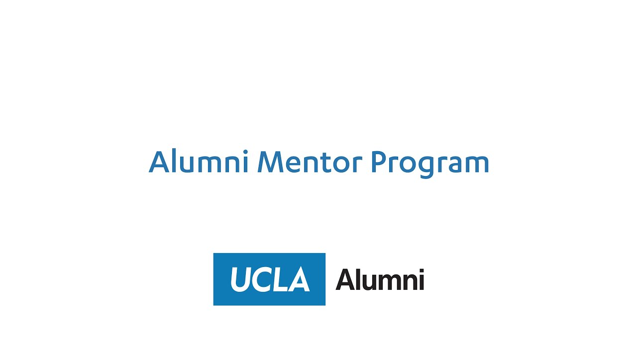 2023-24 UCLA Alumni Mentor Program Testimonials - YouTube