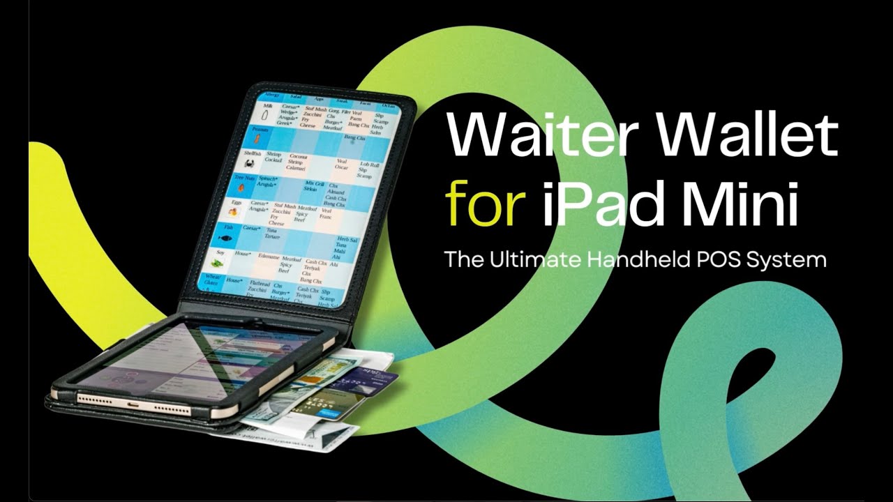 Waiter Wallet Deluxe for iPad Mini, a perfect mixof technology and ...