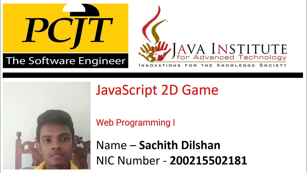 JavaScript 2D Game Development | Java Institute Of Advance Technology ...
