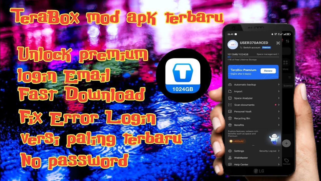 TeraBox MOD APK v4.5.2 – Cloud Storage Premium Gratis Tanpa Batas ...