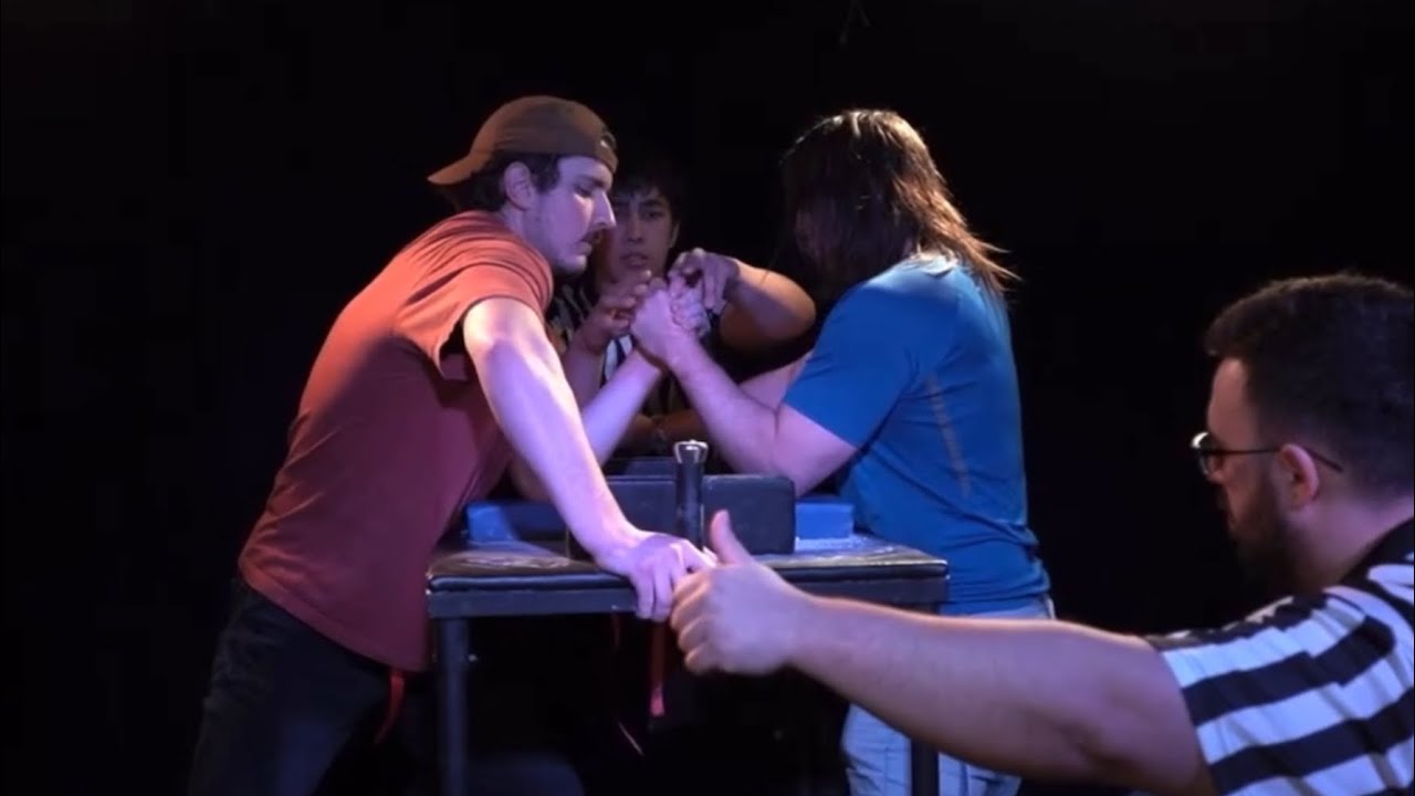 Left Hand Arm-Wrestling Supermatch | Alex Bujold vs Mark Theodoru ...