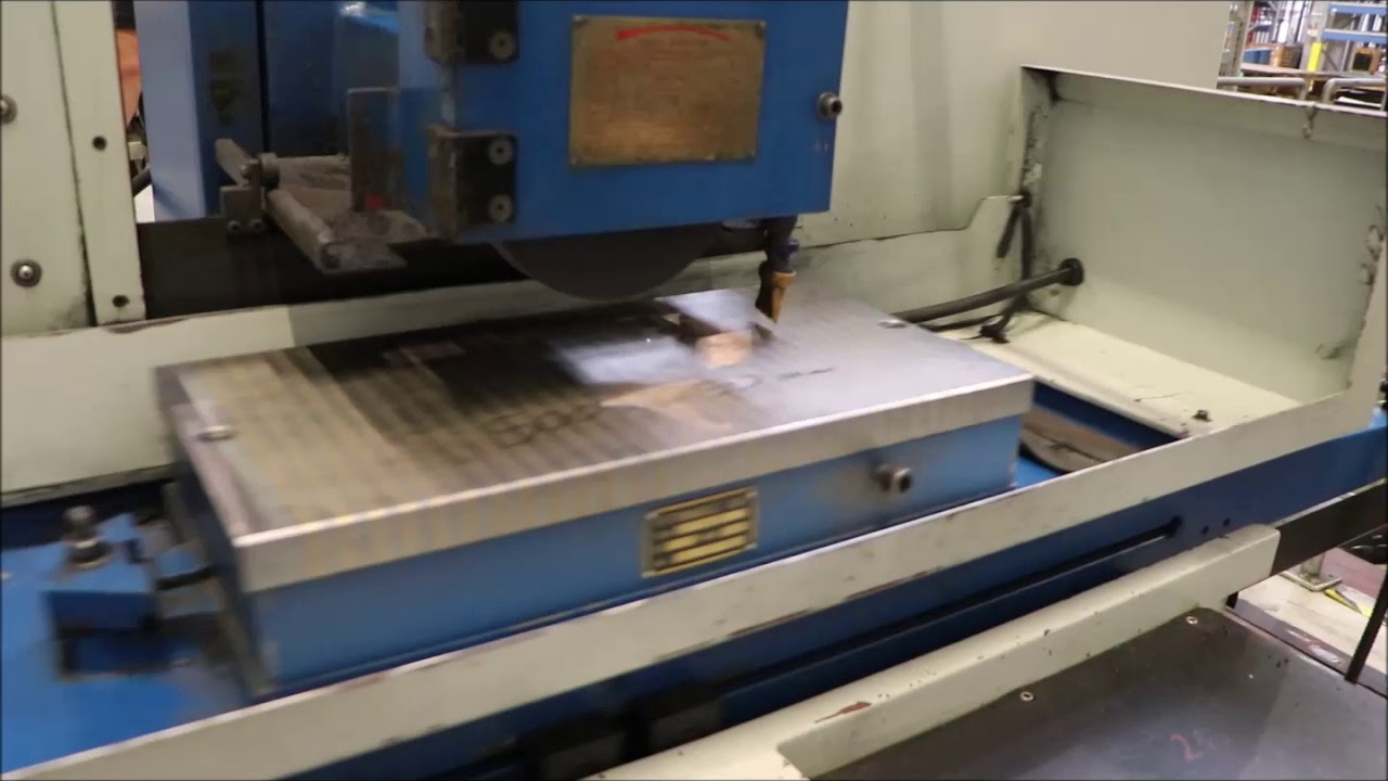 KNUTH HFS 2550B VC Surface grinder - YouTube