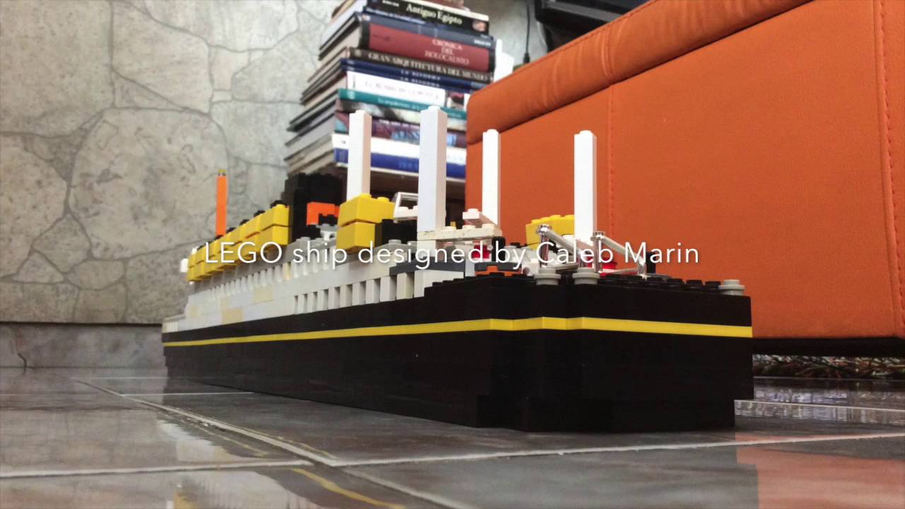 WHITE STAR LINE MV BRITANNIC & MV GEORGIC IN LEGO - YouTube