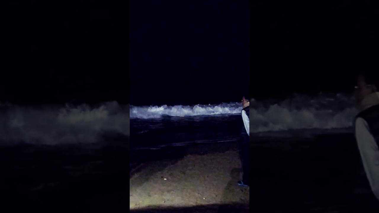 Puri sea beach at night |Puri Orissa sea view at night |Puri beach ...
