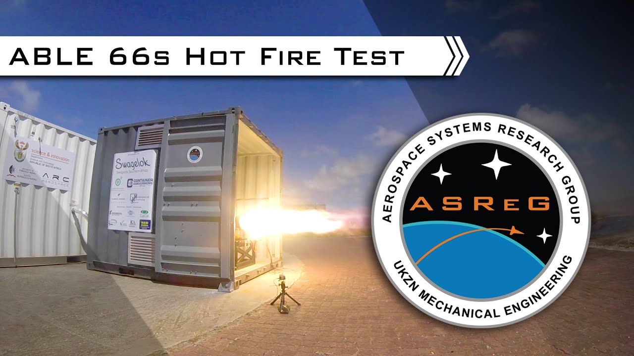 ABLE Rocket Engine - 66 second Hot Fire Test - YouTube