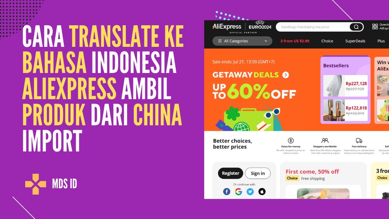 Cara Ambil Produk Aliexpress dan Translate ke Bahasa Indonesia Produk ...