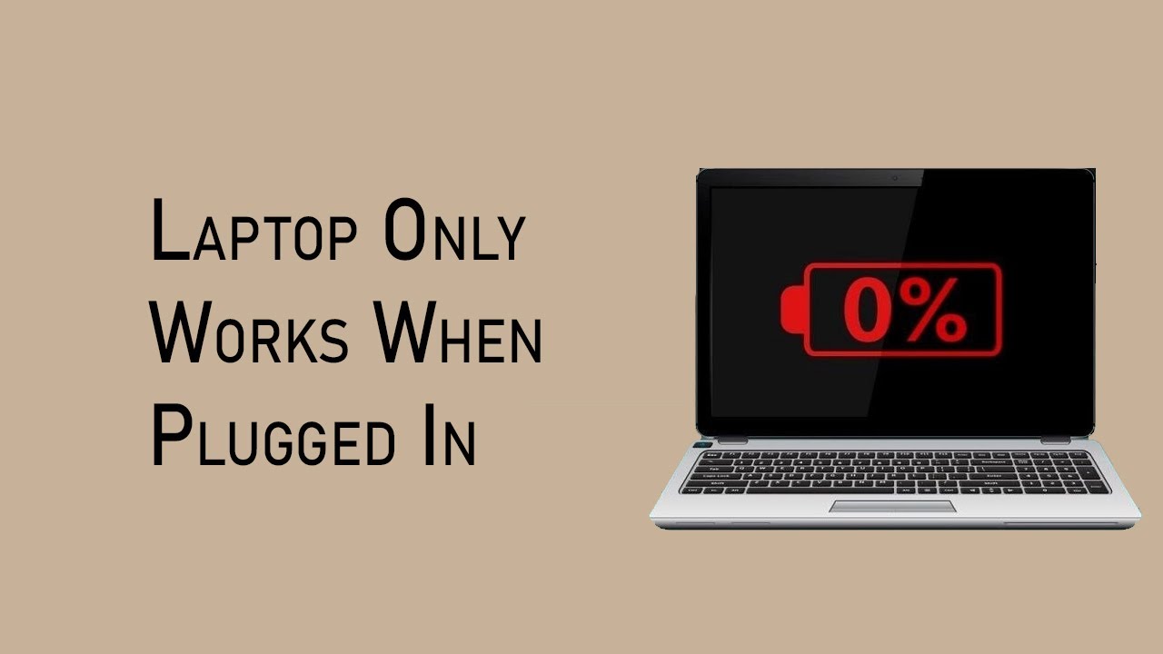 Laptop Only Works When Plugged In - Fixed - YouTube
