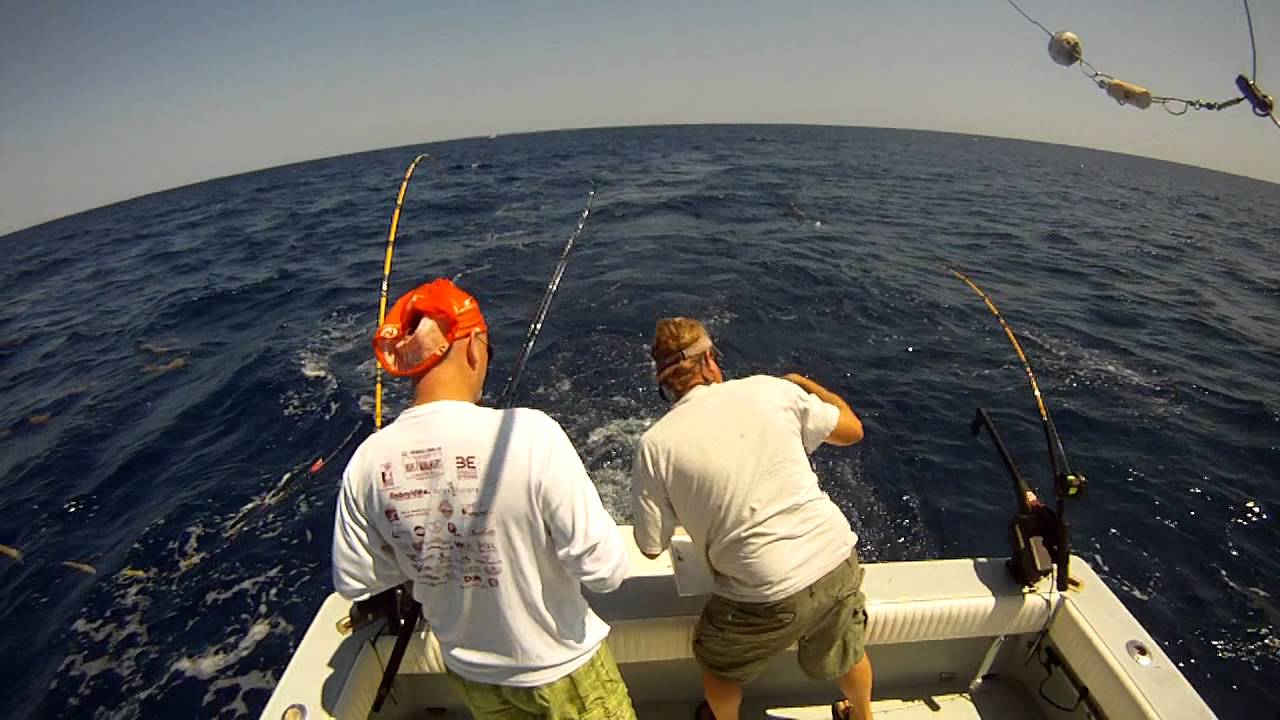 Test Video GoPro onboard Jon's 29' Strike trolling of Stuart, Fl - YouTube