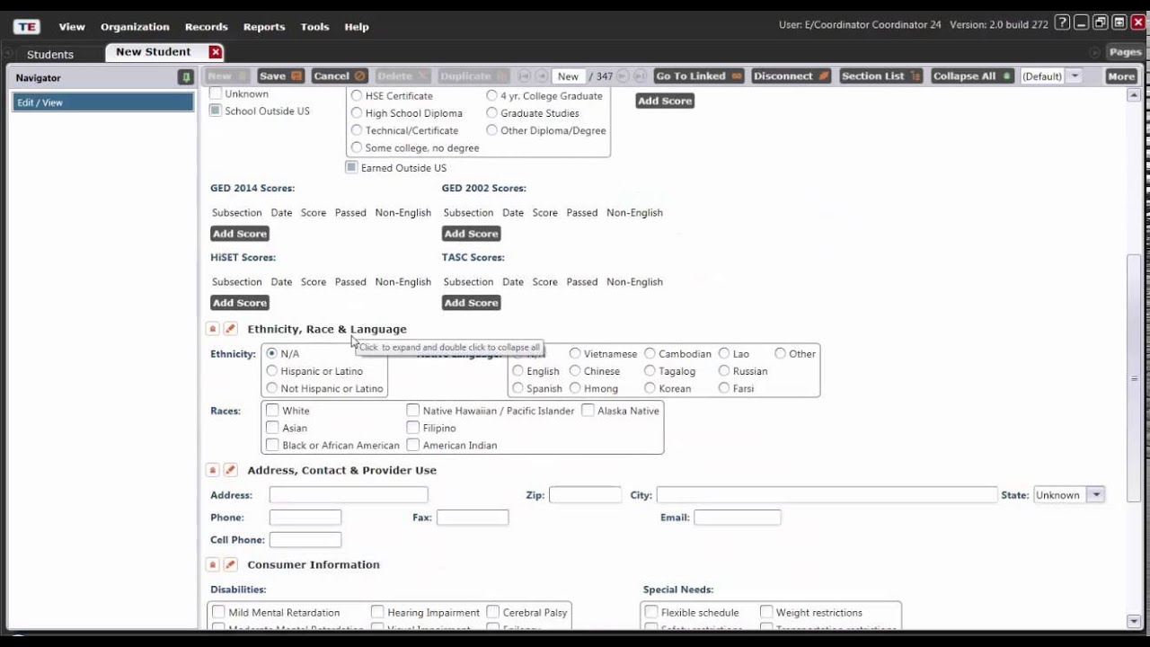 Manually Adding Student Records - YouTube