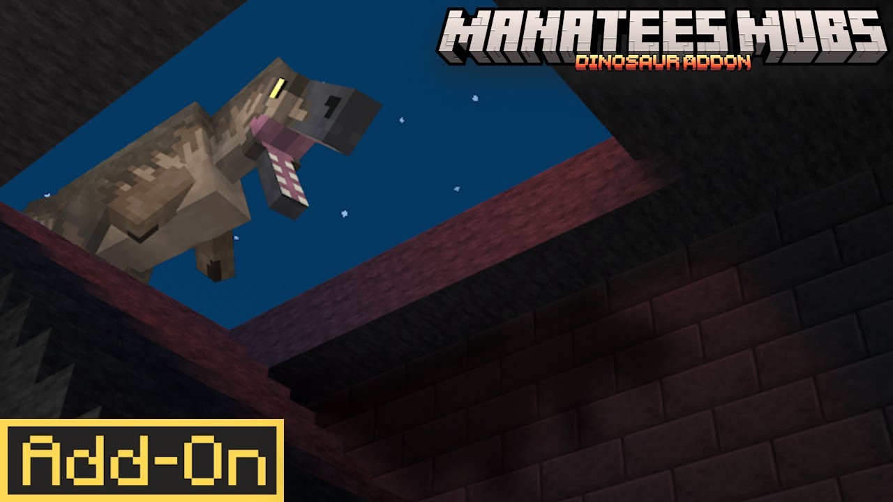 Dinosaur addon! - Manatees mobs trailer - Raptor update! - YouTube