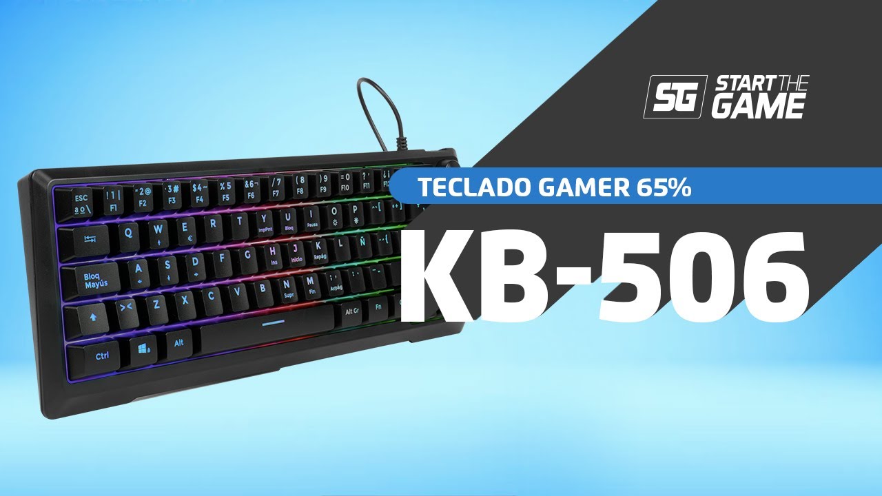 KB-506 | Teclado gamer 65% | Start The Game - YouTube
