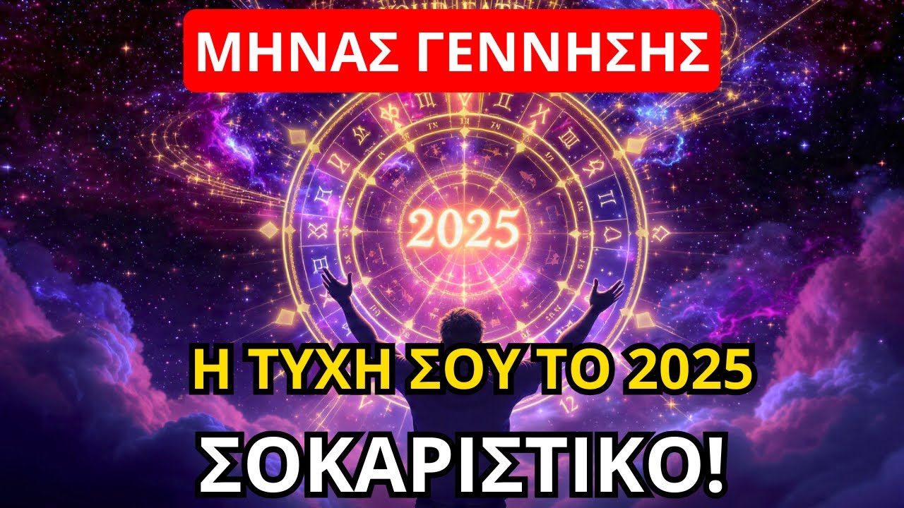 Ο ΜΗΝΑΣ ΓΕΝΝΗΣΗΣ σου ΑΠΟΚΑΛΥΠΤΕΙ την ΤΥΧΗ σου το 2025 | ΣΟΚΑΡΙΣΤΙΚΟ ...