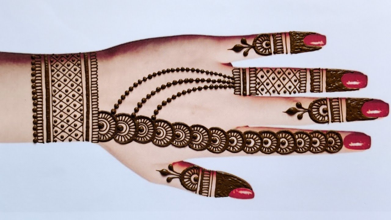 New simple mehndi design for hands |Easy Mehandi designs |Stylish ...