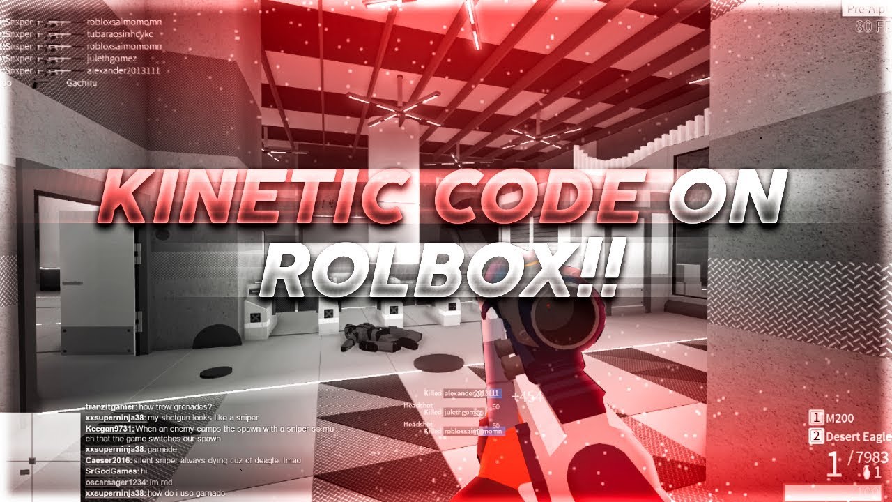 KINETIC CODE ON ROBLOX!! (ROBLOX COD?!) - YouTube