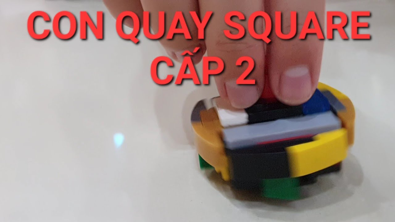 ráp con quay Square từ lego, siêu nhanh đẹp, tốc độ #conquayvocuc# ...
