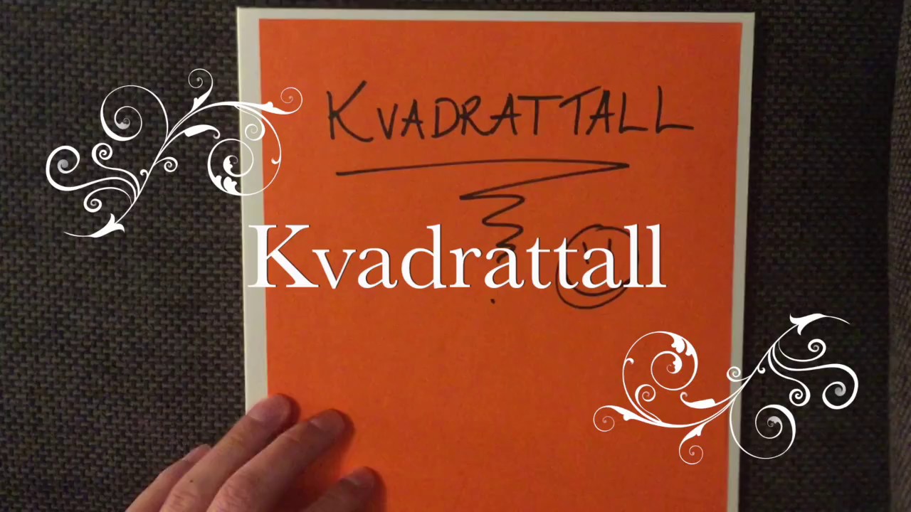 Kvadrattall - YouTube
