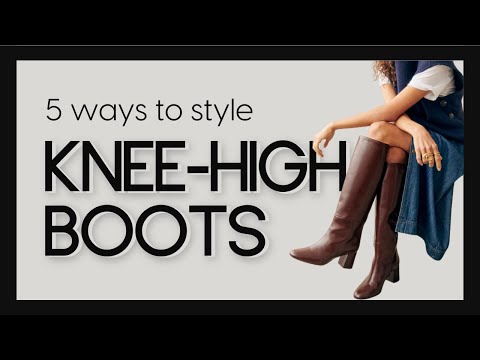 How to Style KNEE-HIGH BOOTS with Elegance | 5 Timeless & Sophisticated Outfit Ideas