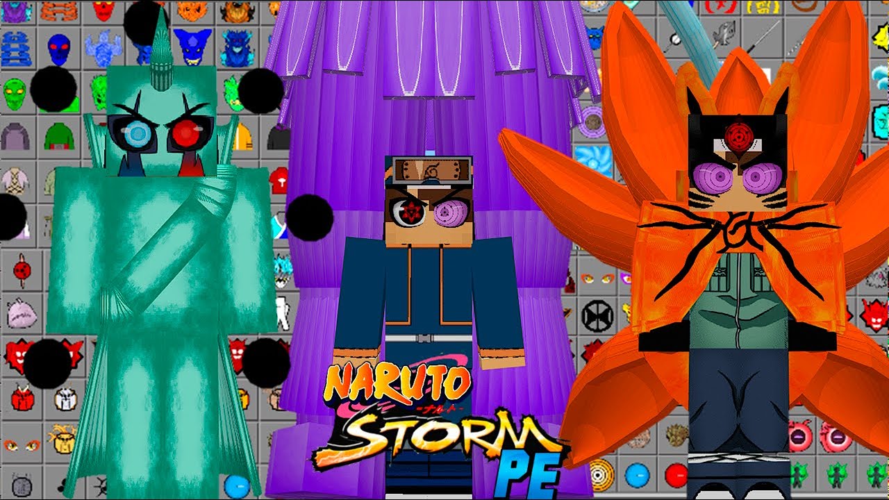 FINALMENTE !! ADDON NARUTO STORM V 4.5 LITE para Minecraft PE! | MAIS ...