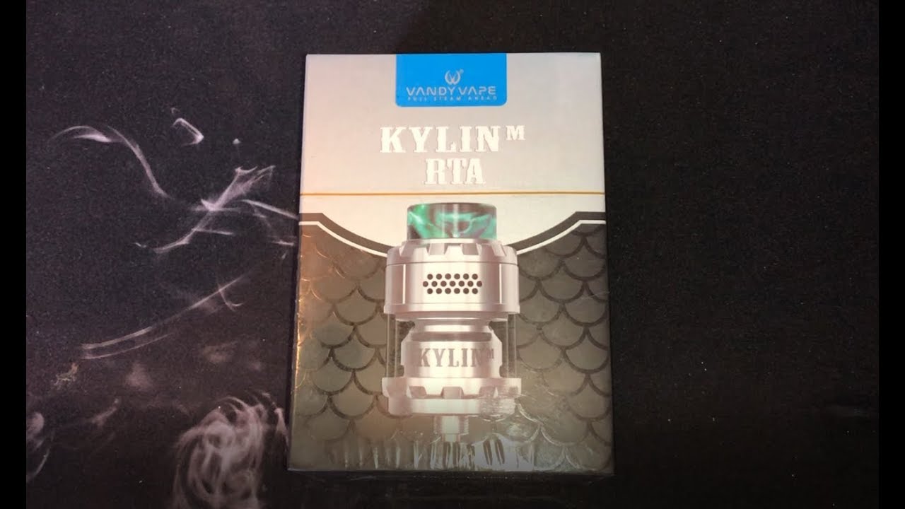 VandyVape Kylin M RTA | unboxing&wicking - YouTube