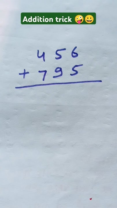 Viral Additiontrick ,😱😱😱😱 🤪😀💯|| #addition #additiontricks #maths #viral #viralreels #shortsviral ...
