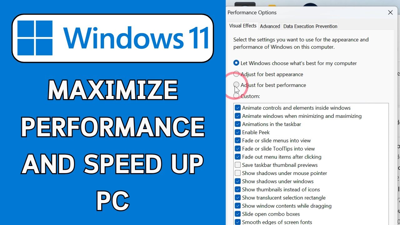 How To Maximize Windows 11 Performance and Speed Up Your PC - YouTube