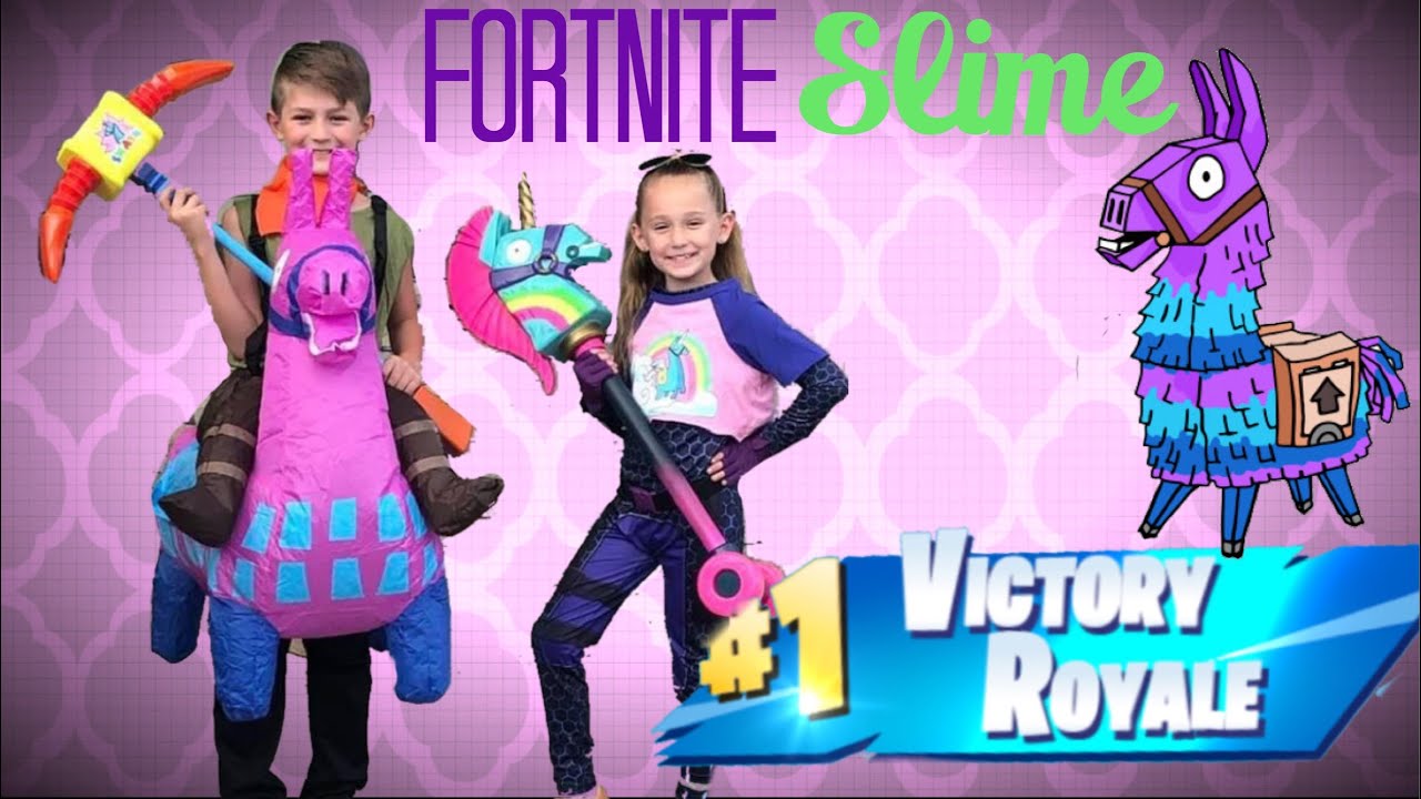 FORTNITE themed SLIME CHALLENGE! **FORTNITE** #Slime #Slimechallenge ...