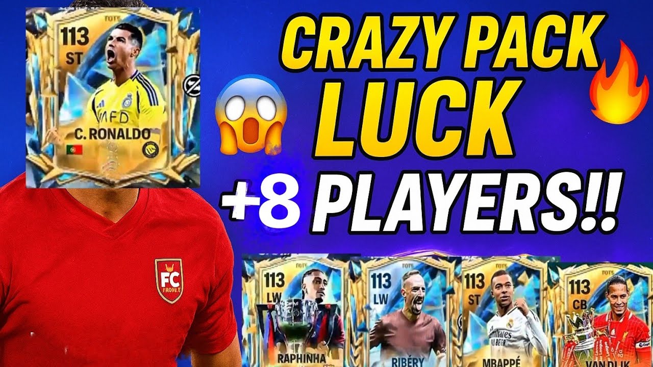 "FC MOBILE Pack Opening 🔥 Got RONALDO + 8 More Players!!” - YouTube