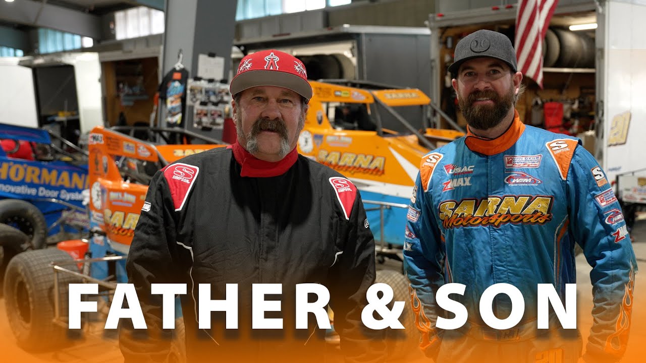 Father And Son Racing Together One Last Time At The Chili Bowl - YouTube