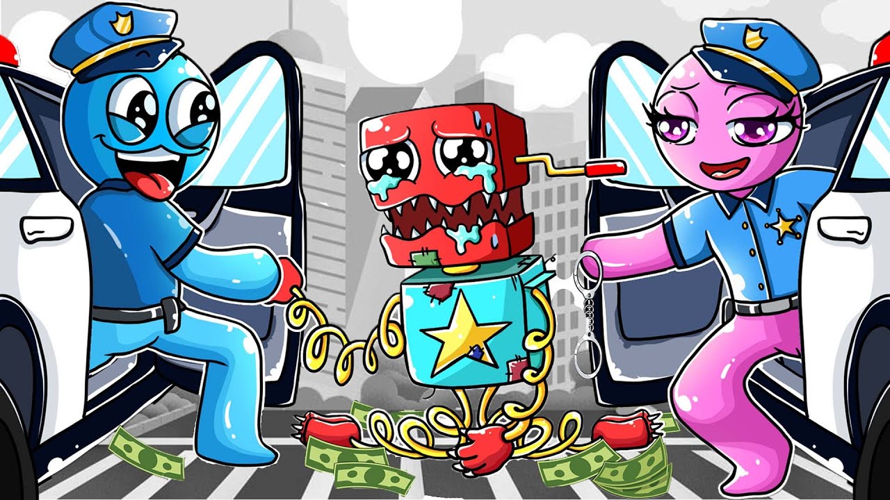 BOXY BOO Prison Break - Rainbow Friends Animation - YouTube