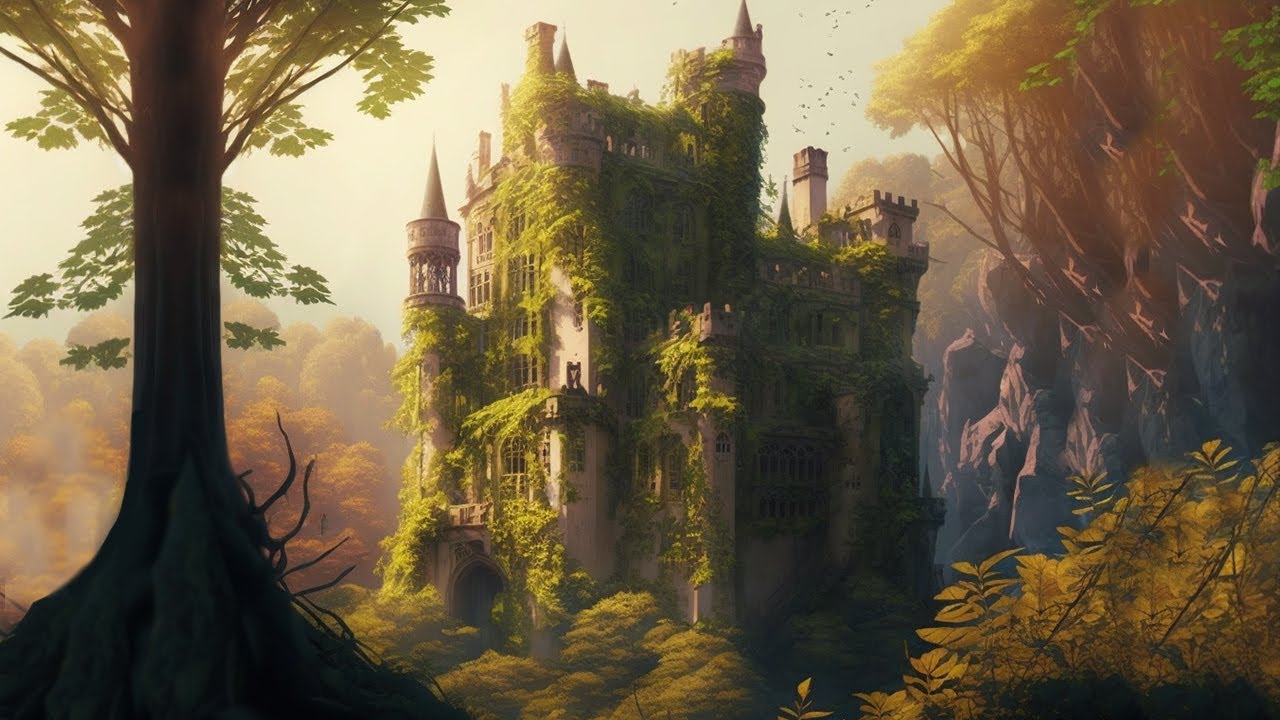 Lost Castle in the Forest | 1.5 Hour Ambient Fantasy Music for Studying ...