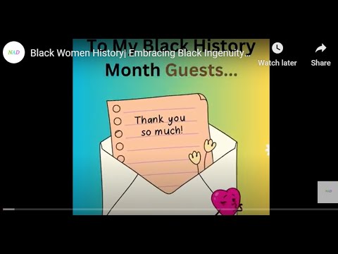 Black Women History| Embracing Black Ingenuity: A Heartfelt Thank You ...