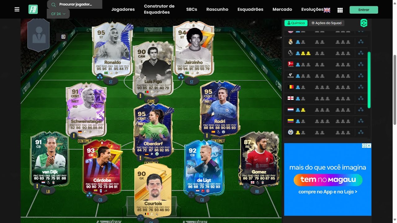 jogando fut draft fc 24 draft mais apelao - YouTube