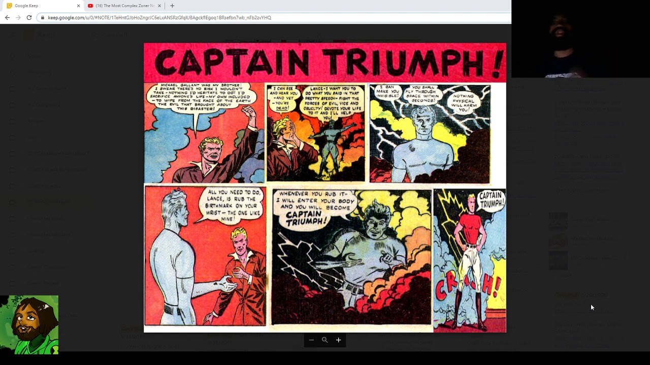 The Origin Of Captain Triumph || Public Domain Superhero - YouTube