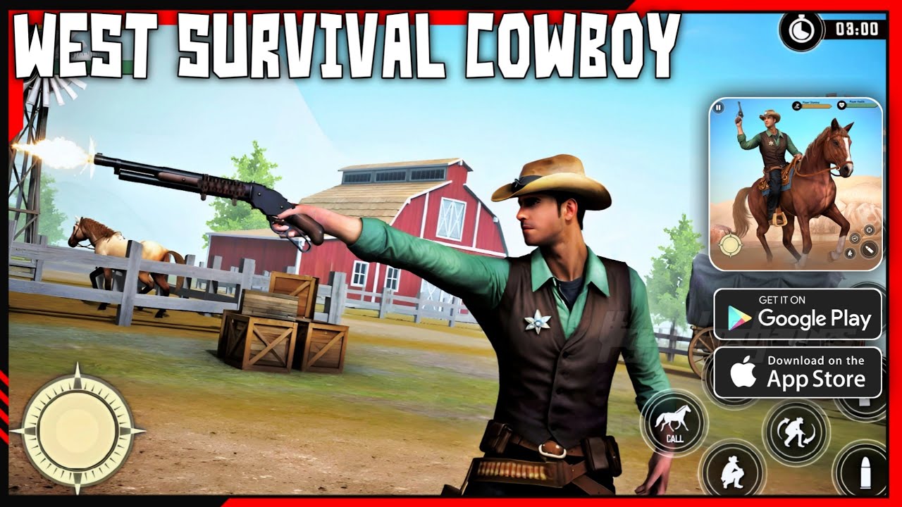 West Survival Cowboy Gameplay Walkthrough (Android/iOS) - YouTube
